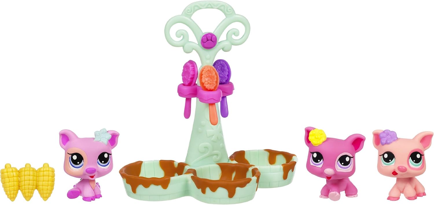 Amazon.com: Littlest Pet-Shop Triplets - Pigs : Toys & Games