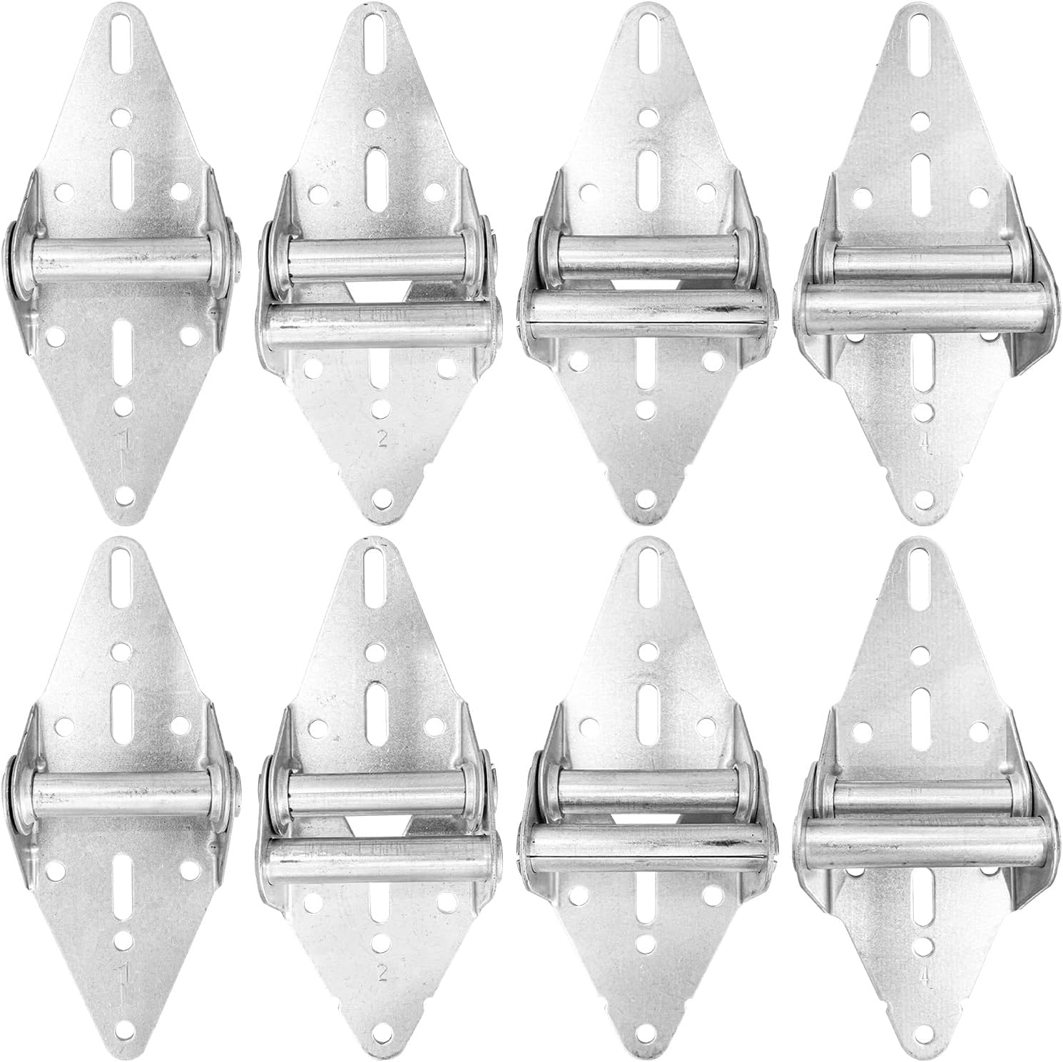 20 Pcs Garage Door Hinges Kits with Galvanized Finish Heavy Duty 14 ...