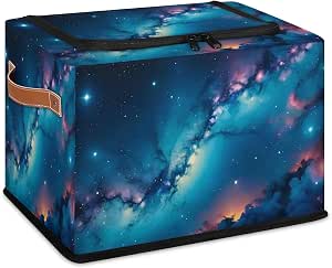 Amazon.com - Fabric Storage Bins With Lid, Galaxy Frame Storage Box ...