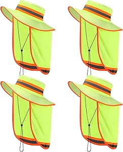 Amazon.com: Liitrsh 4 Pcs High Visibility Reflective Work Safety Sun ...