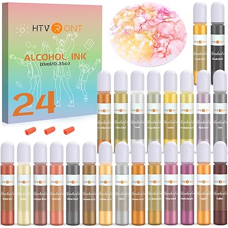 Amazon.com: Color Changing Iridescent Alcohol Ink Resin Pigment - 5 ...