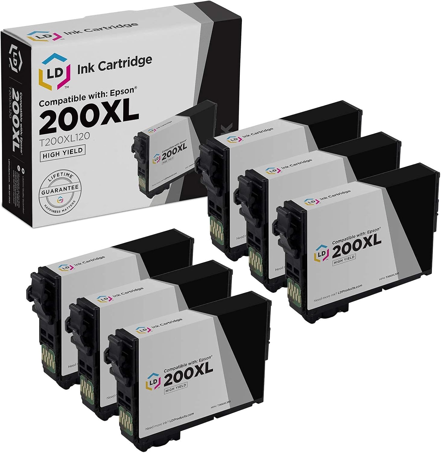 Cartucho de tinta remanufaturado LD para Epson 200 200XL de alto ...
