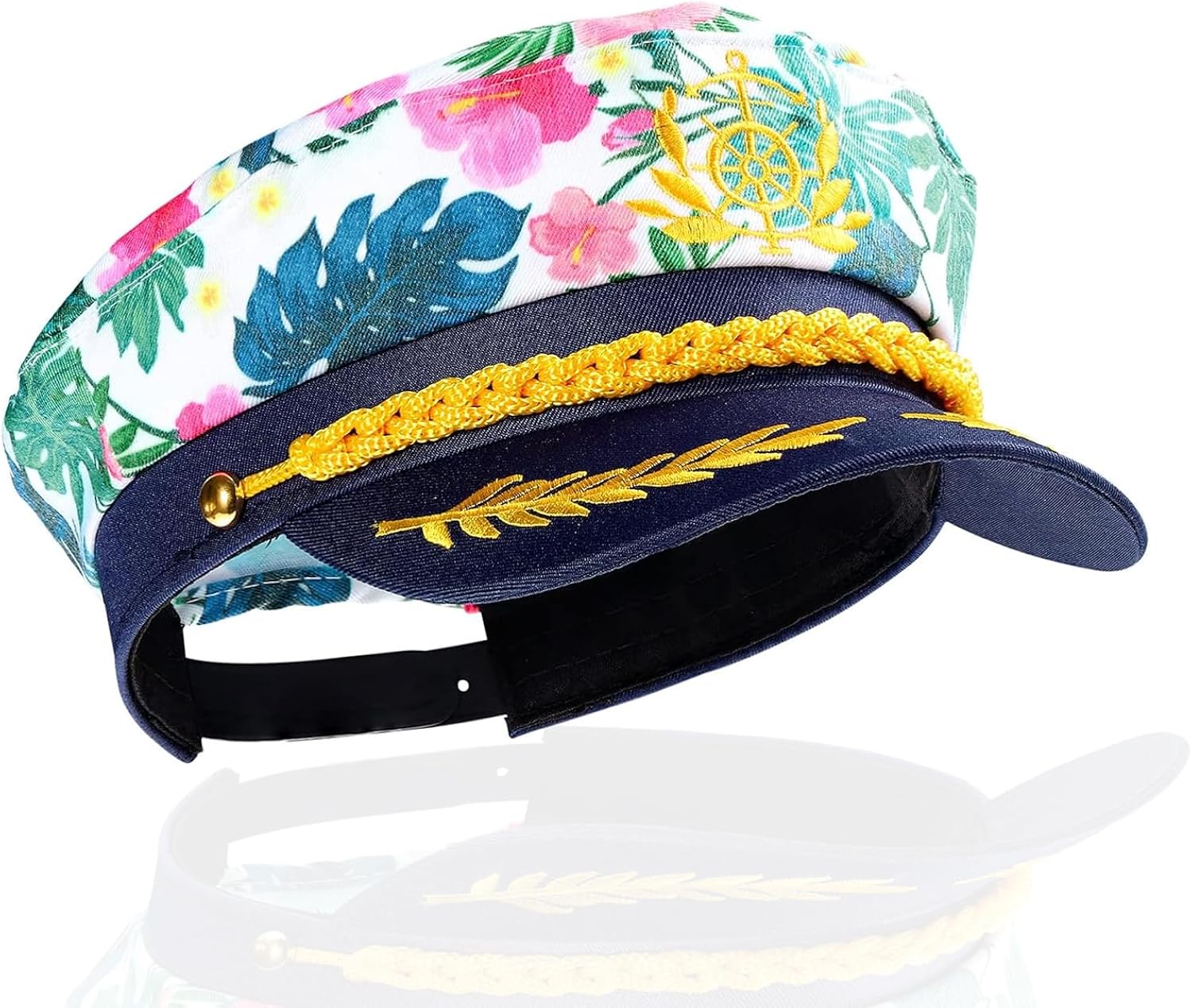 Amazon.com: Captain Hat Sailor Hat Tropical Hat Cruise Hat Captain ...