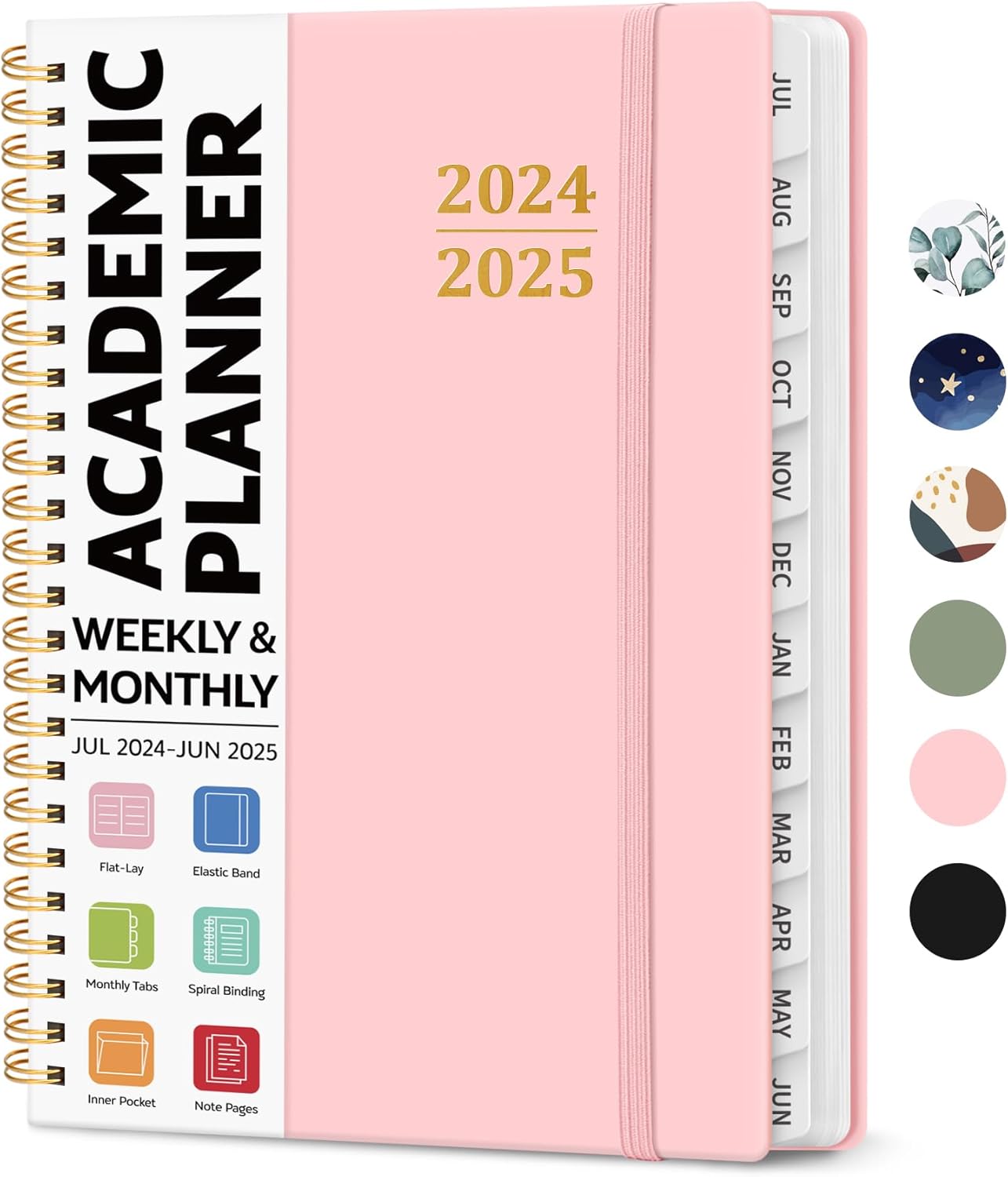 Planner 2024-2025, Academic Planner JUL 2024-JUN 2025, Weekly and ...