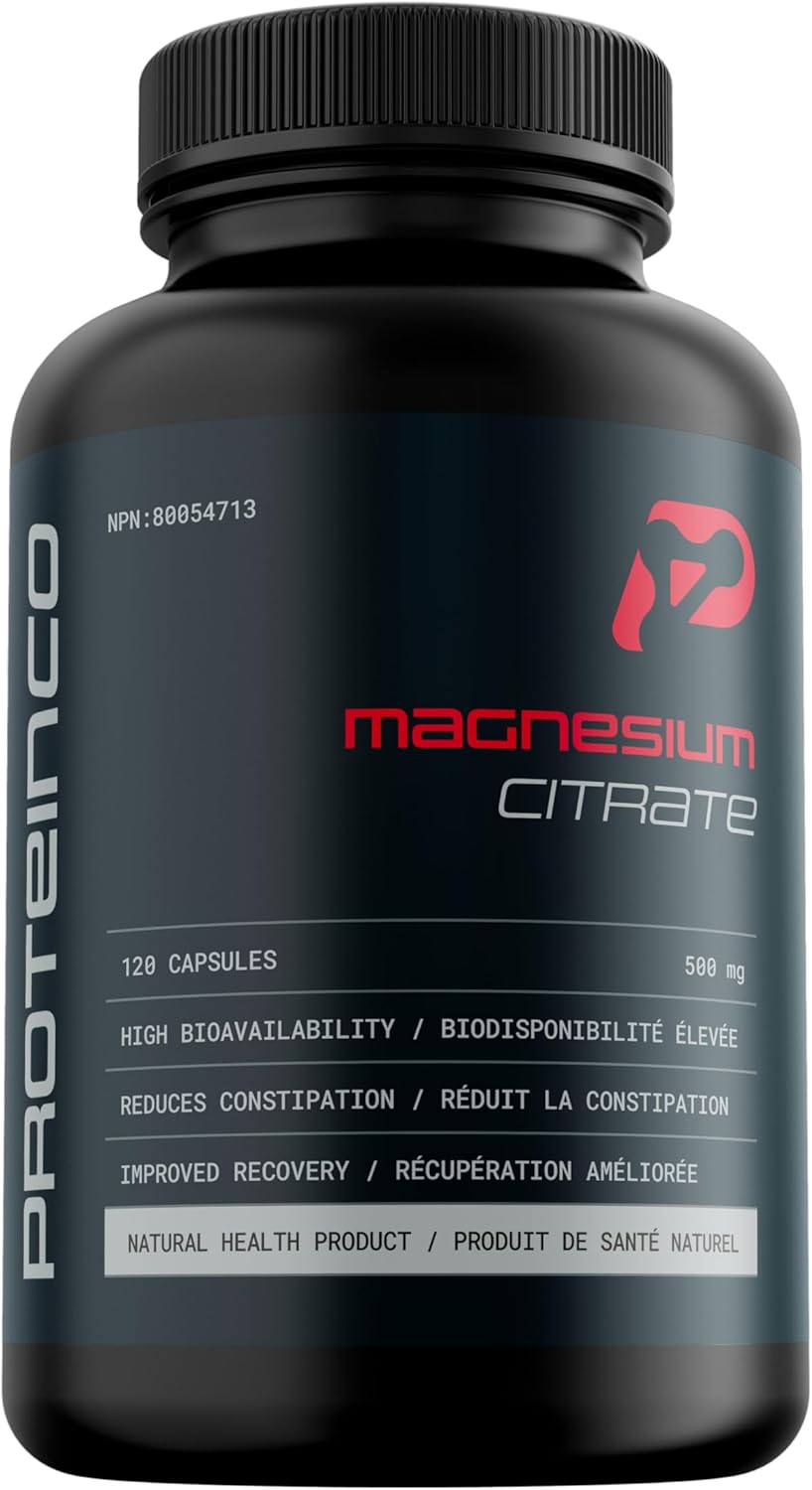 ProteinCo | Pure Magnesium Citrate | 500 mg | Muscle Recovery, Relieves ...