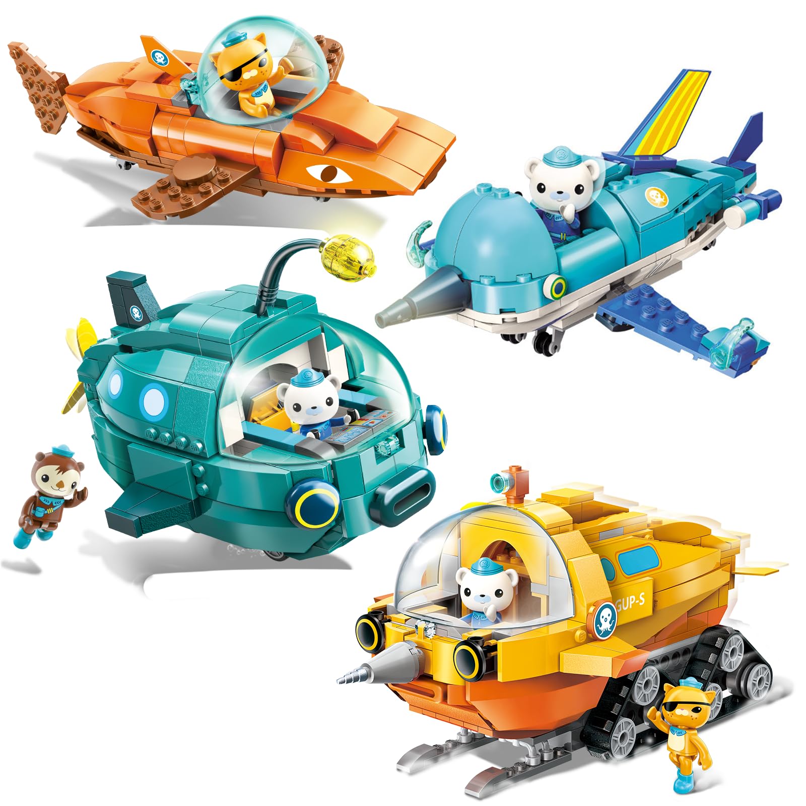 Amazon.com: The Octonauts Building Block Toys Compatible with Lego ...