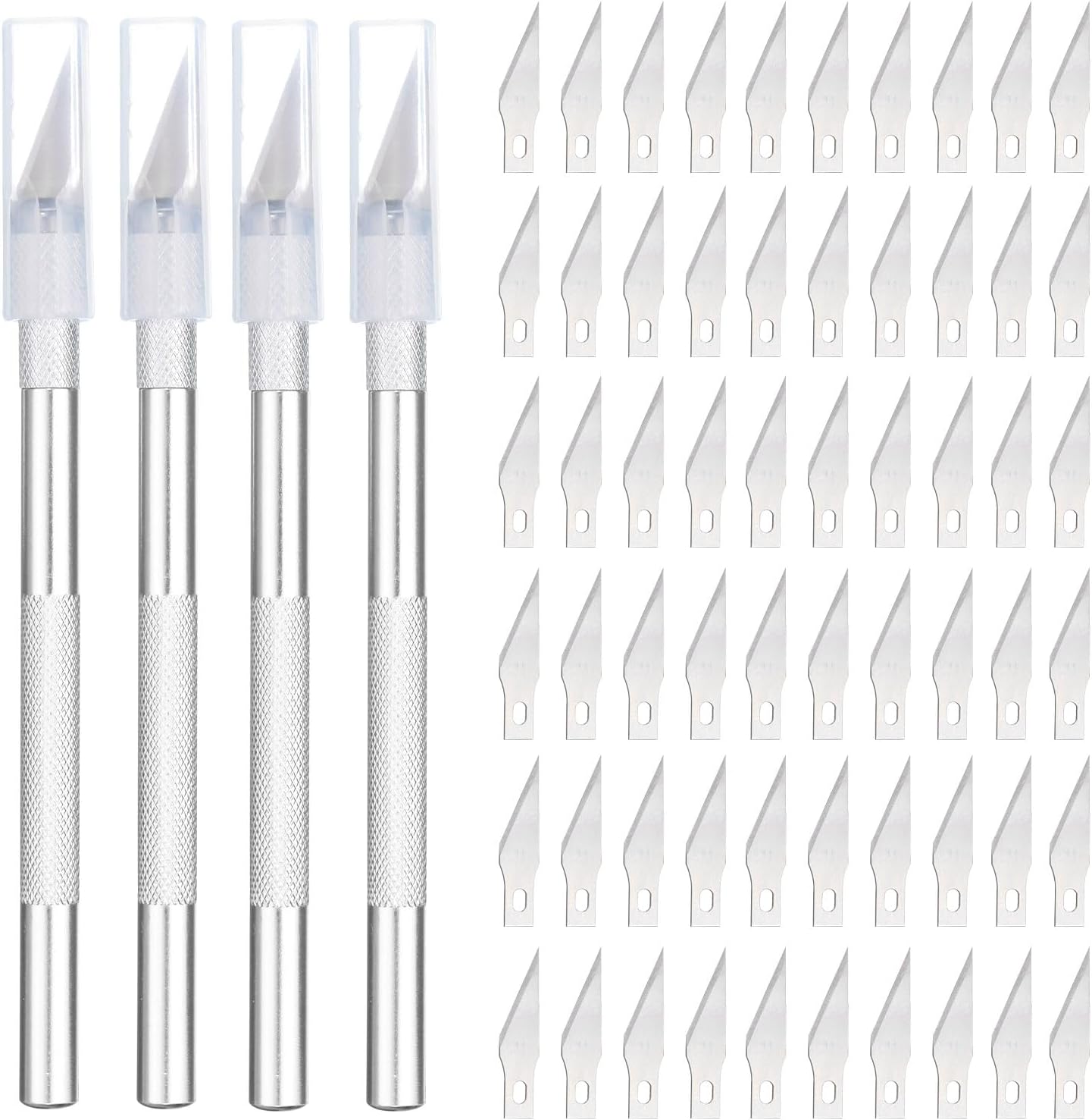 Amazon.com: HARFINGTON 4Pcs Exacto Knife Precision Hobby Craft Knife ...