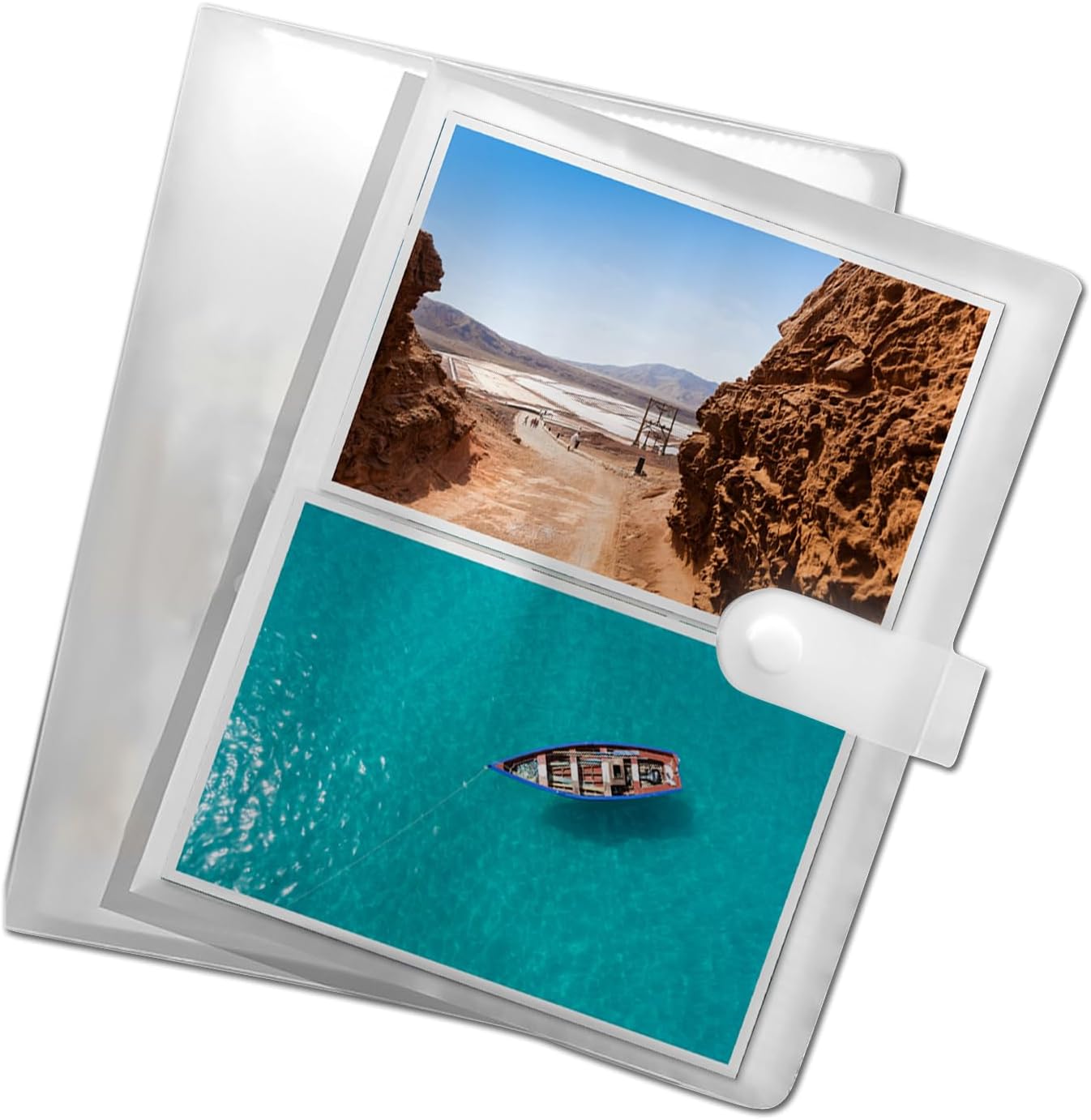 Photo Albums 6x4 2PCS Small Photo Album Slip in 80 Pocket Photos Book ...