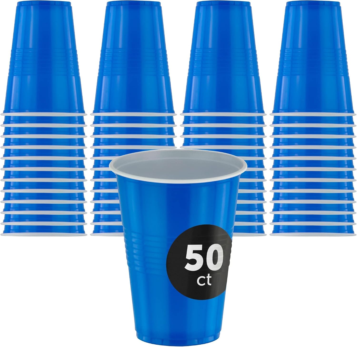 Amazon.com: DecorRack 50 Party Cups, 16 oz -BPA Free- Plastic Soda Cups ...