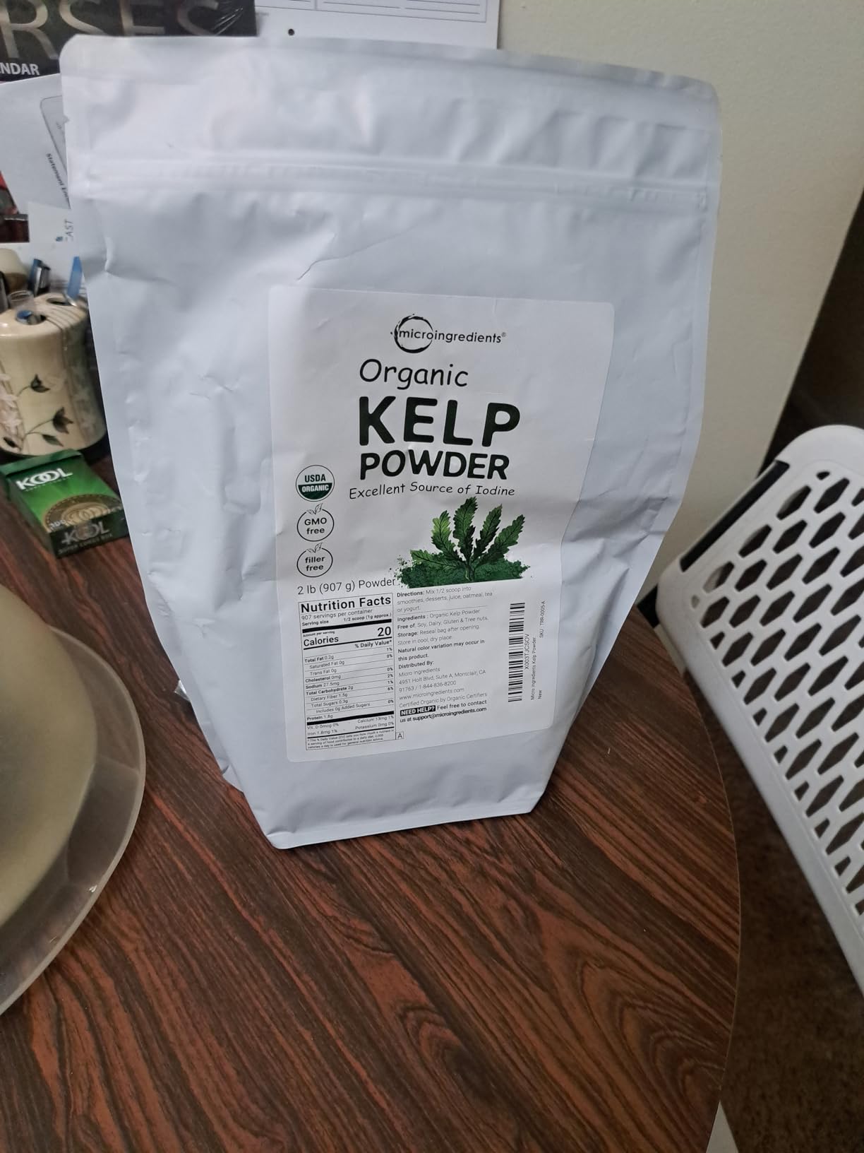 Amazon.com: Organic Kelp Powder, 2lbs | Sustainably US Grown, Raw ...
