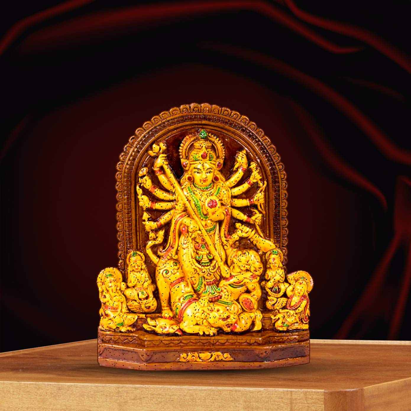 Buy Rare Planet Maa Durga Murti, Goddess Durga Idol for Home and Office ...