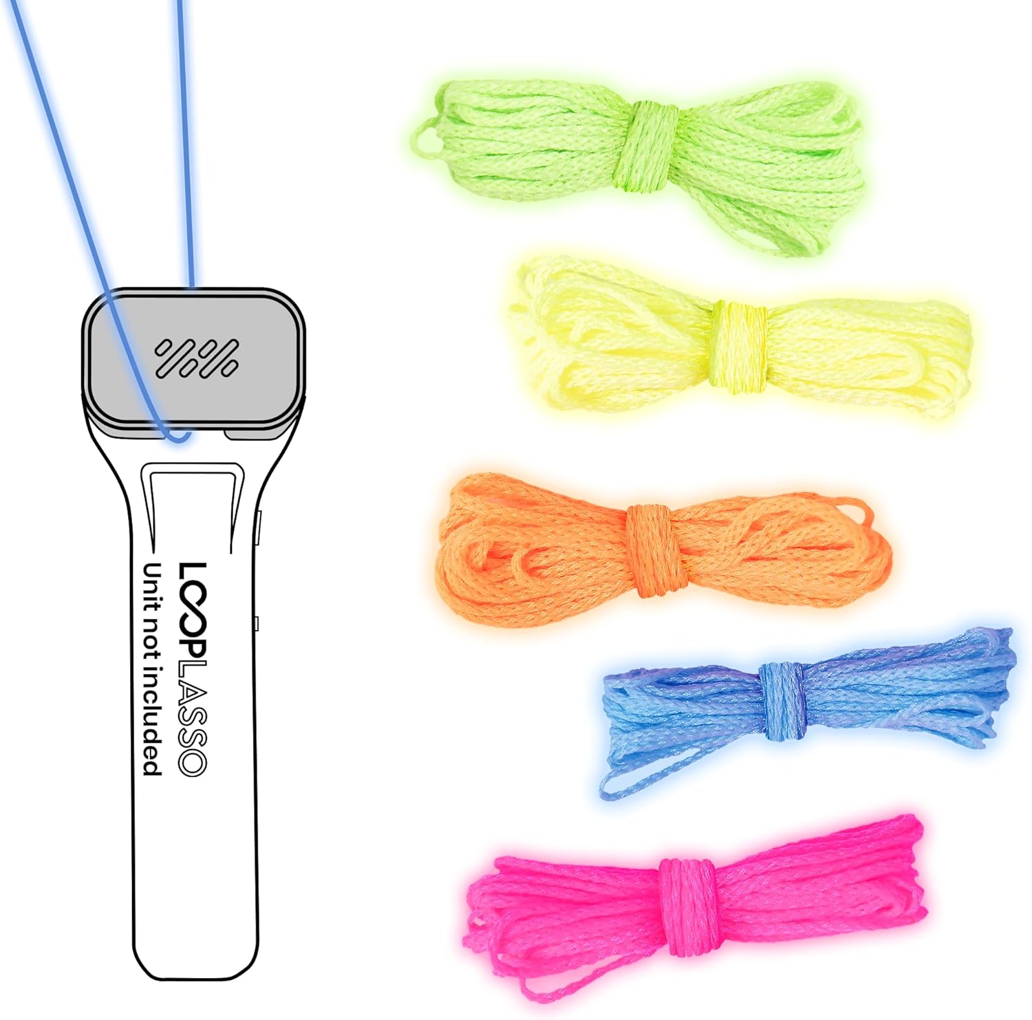 Amazon.com: Loop Lasso® Nano UltraGlow™ String Pack - Fluorescent UV-Reactive Strings, Viral ...