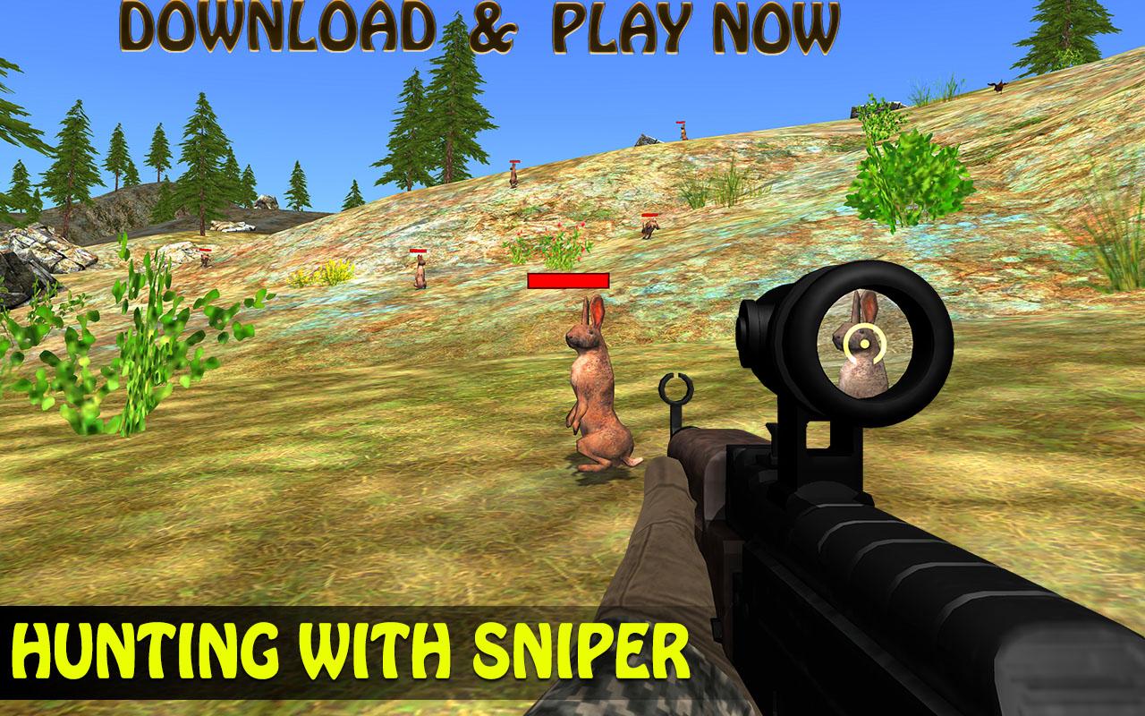 Rabbit Hunting Sniper Safari Shooting Season Games Animal Hunting ...