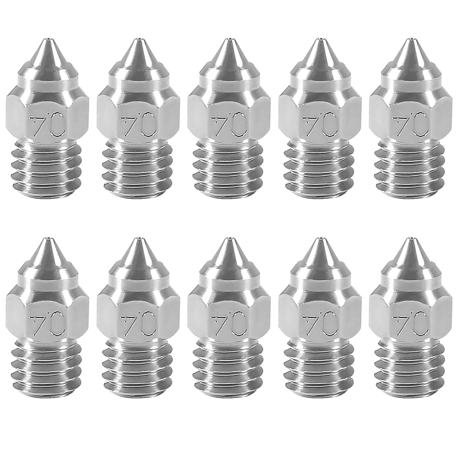 Amazon.com: DIANN 10pcs CR6 SE Nozzle Stainless Steel Nozzles 0.4mm ...
