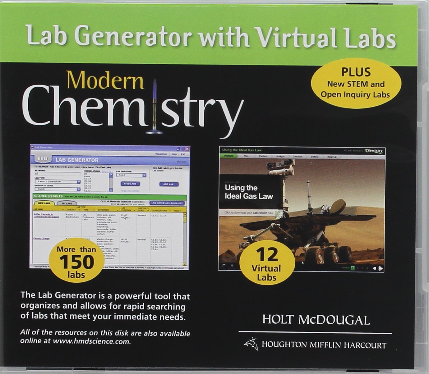 Modern Chemistry: Lab Generator with Virtual Labs CD: J.L. Conrad ...