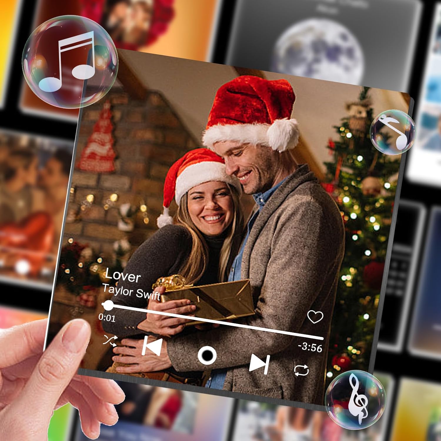 Amazon.com: Custom Music Fridge Magnet with Photo Personalized Music ...