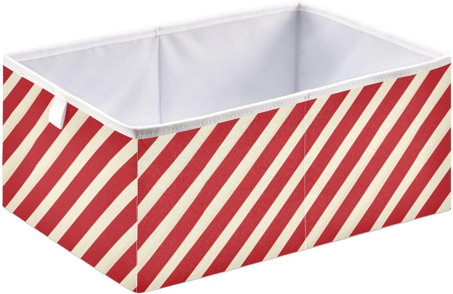 Amazon.com: JIPONI Red Stripes Foldable Storage Bins Baskets, Storage ...