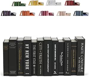 Amazon.com: 12 Decorative Faux Books, Fake Books for Bookshelf Decor ...