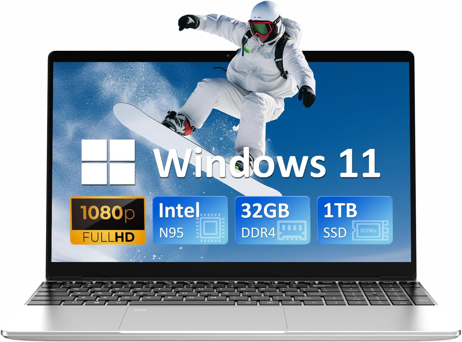 ACEMAGIC Laptop, Metallgehäuse, 15,6 Zoll FHD, 16 GB DDR4 512 GB SSD ...