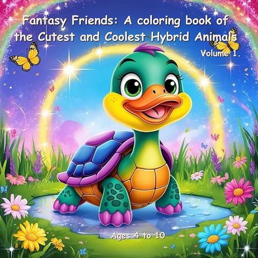 Fantasy Friends: A coloring book of the Cutest and Coolest Hybrid ...