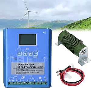 flatpincololee Wind Solar Hybrid Boost Controller 12V 24V 48V 2000 W ...