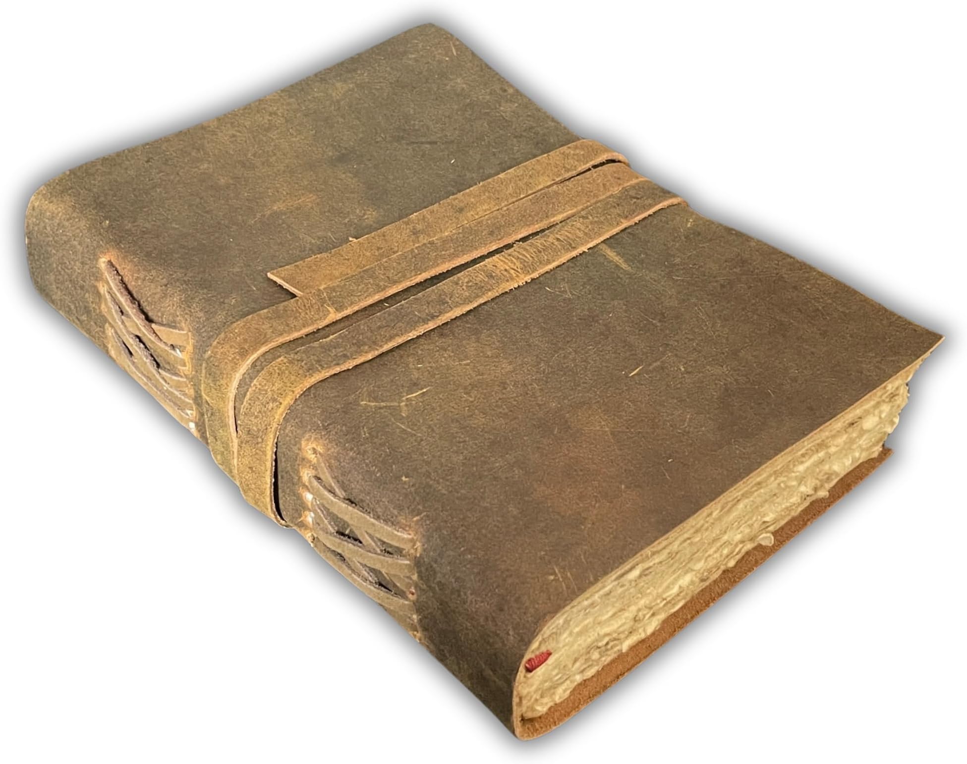 URBAN LEATHER Wolf & Tree Vintage Old Journal for Men Women to Write in ...