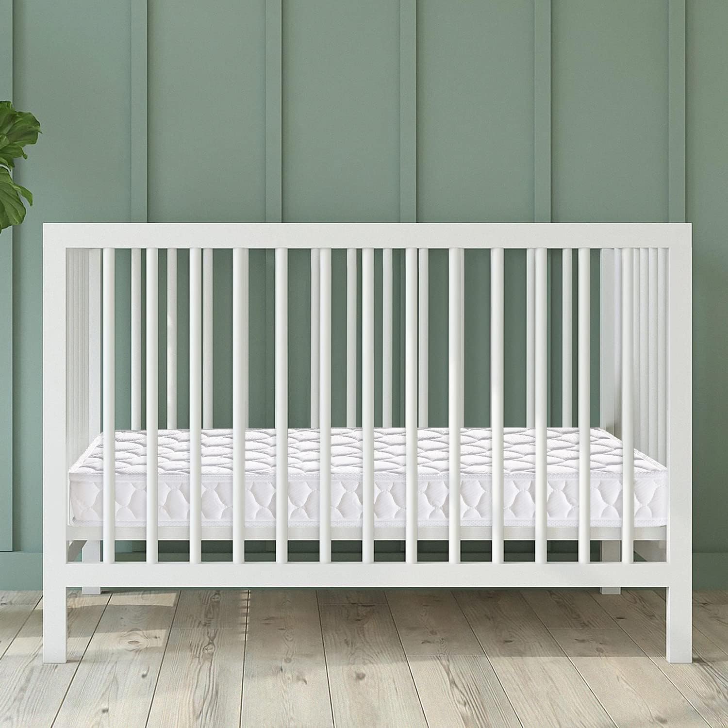 Premium Foam Dual-Sided Crib & Toddler Mattress,100% Knitted Fabric ...