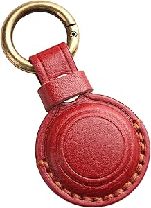 Amazon.co.jp: smasol AirTag ホルダー カバー 本革 QuickPayコイン型 edy コイン 楽天edy 本革 ケース キーカバー (赤) : 家電＆カメラ