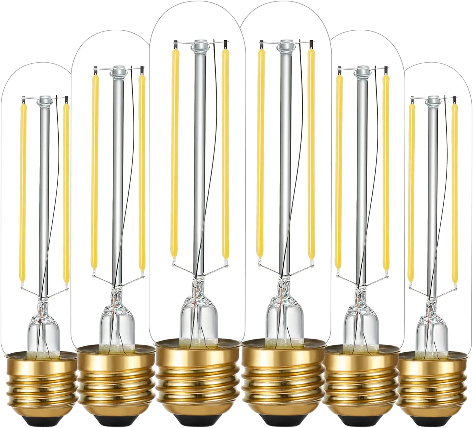 Bioluz LED 94 CRI T10 LED Bulb 40W (Uses only 5W) E26 Base Filament ...