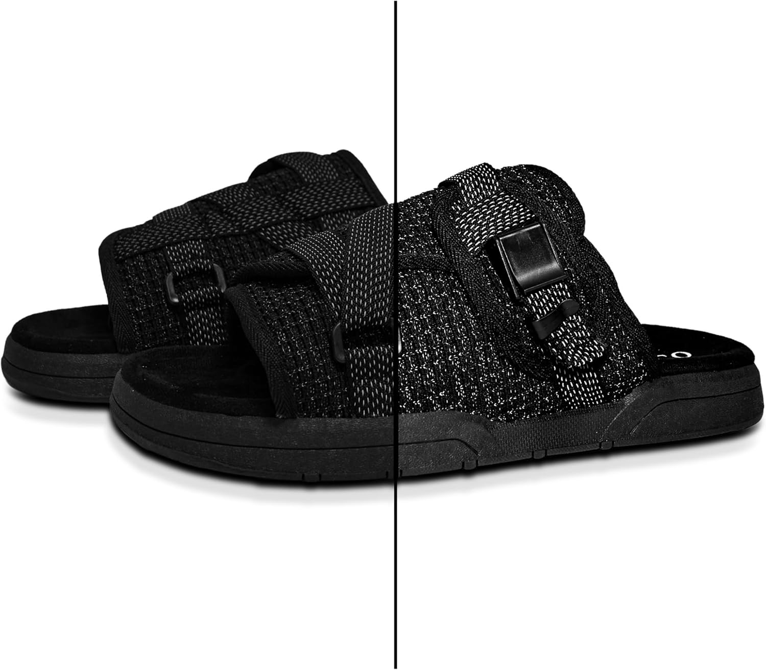 Amazon.com | DracoSlides Reflective Slides for Men and Women, Wrapped ...