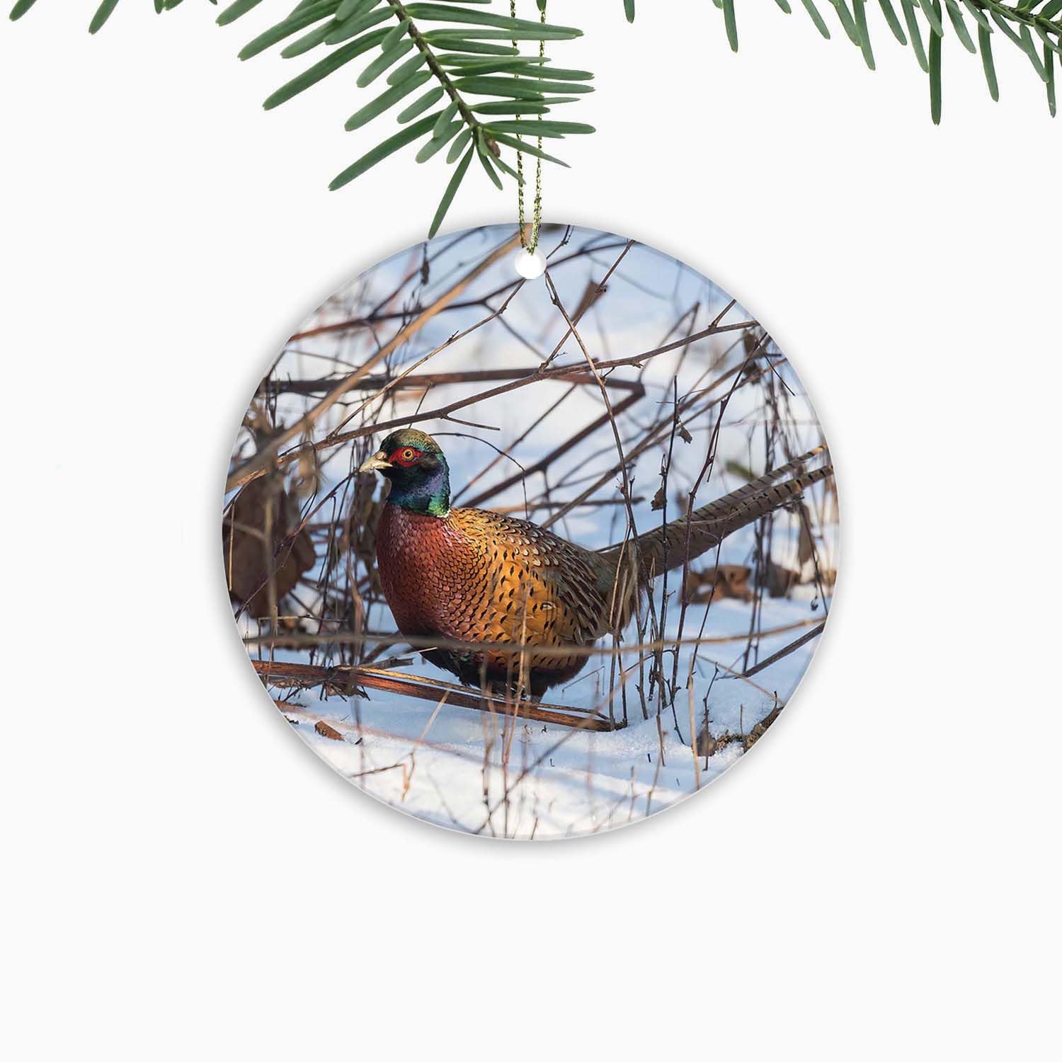 Amazon.com: Pheasant Ornament,Christmas Ornament Xmas Tree Ornaments ...