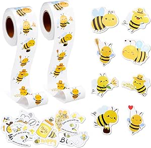 FSWWSF Bienen Sticker 1046 StüCk Biene Aufkleber Belohnungsaufkleber ...