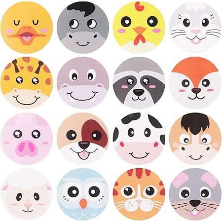 Amazon.com: Sticker Roll 5 Rolls of Party Supplies Stickers for Kids ...