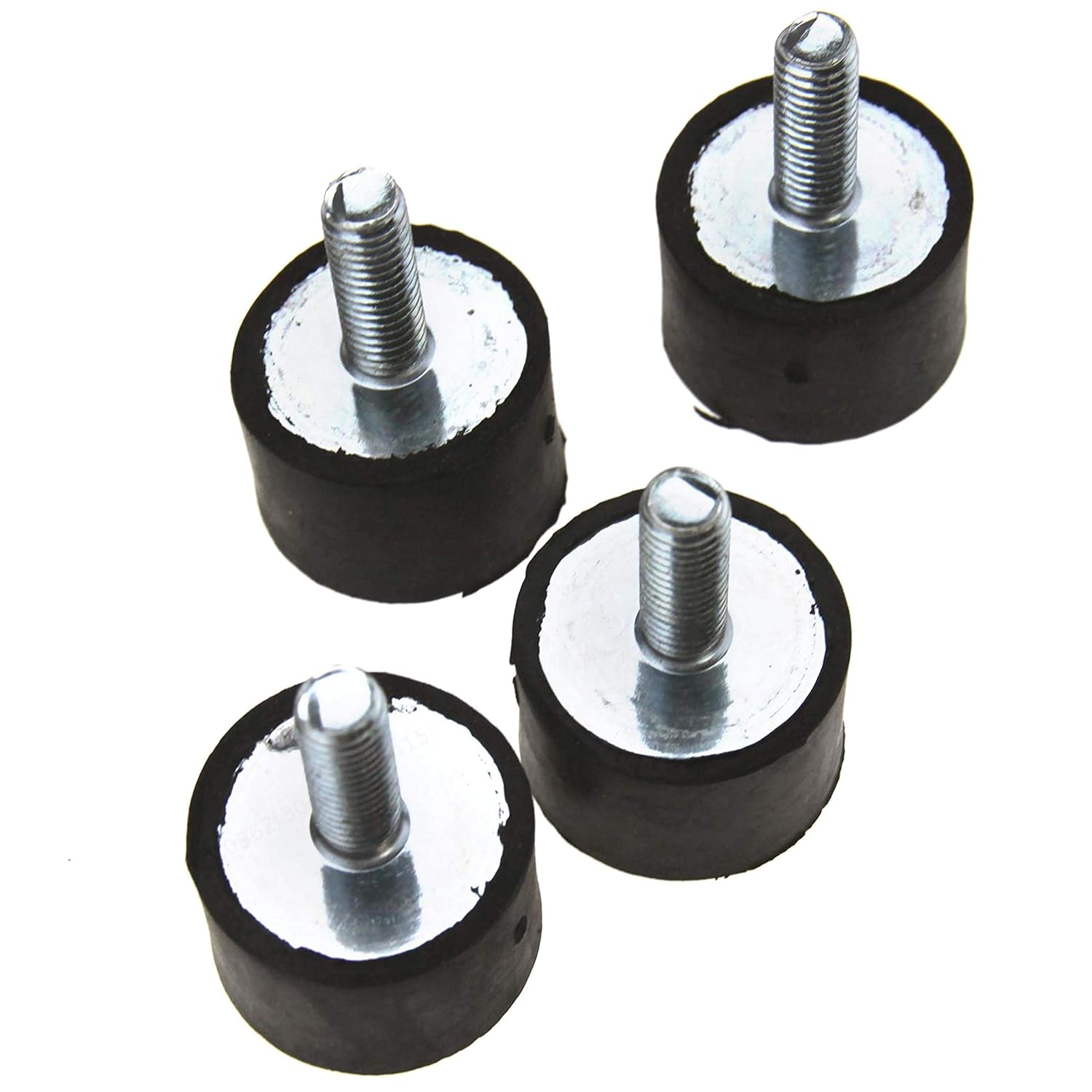 NHOUYAO 4PCS Black Rubber Mounts Double Ends Anti Vibration Isolator ...