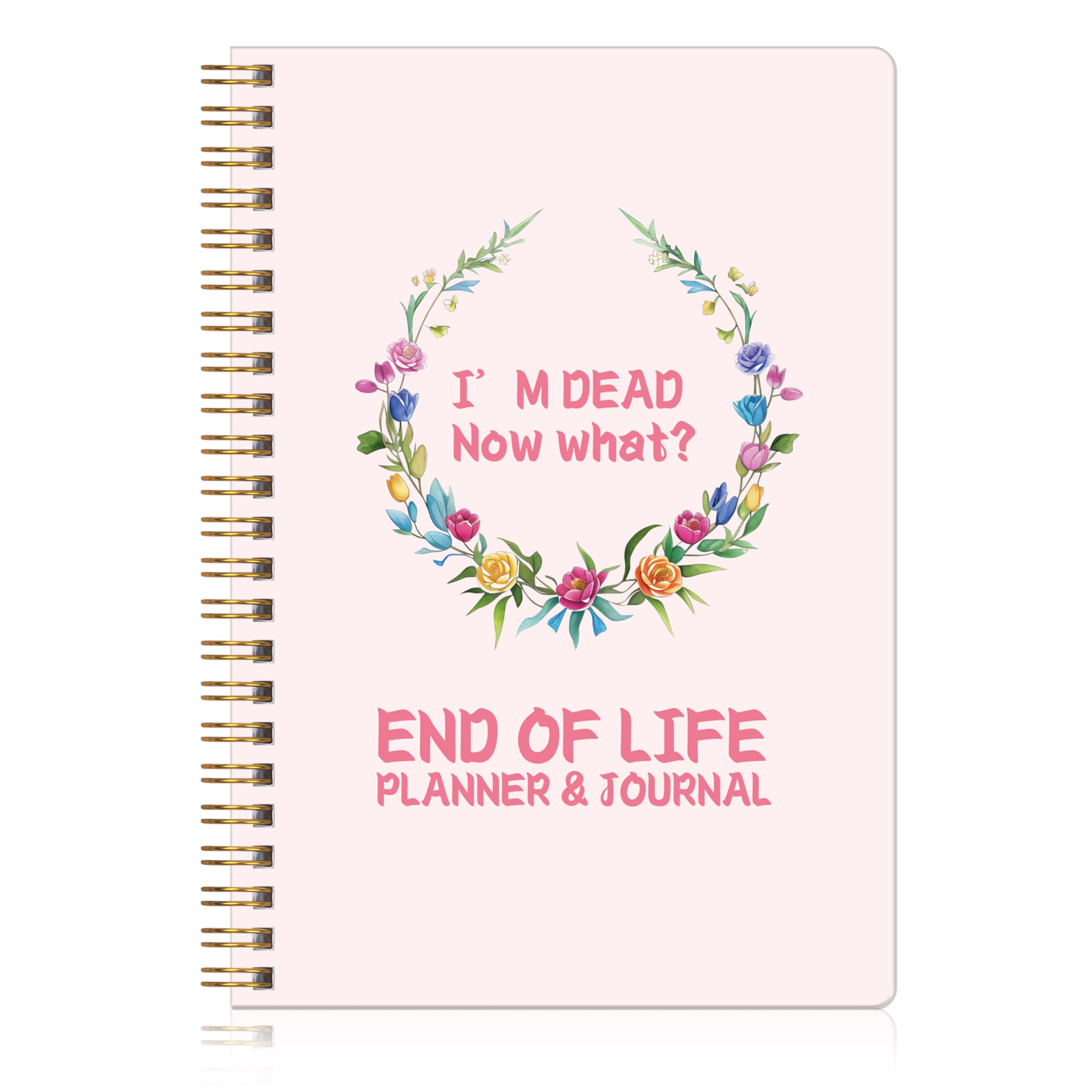 Amazon.com : End of Life Planner, Now That I'M Dead, Guided Final ...