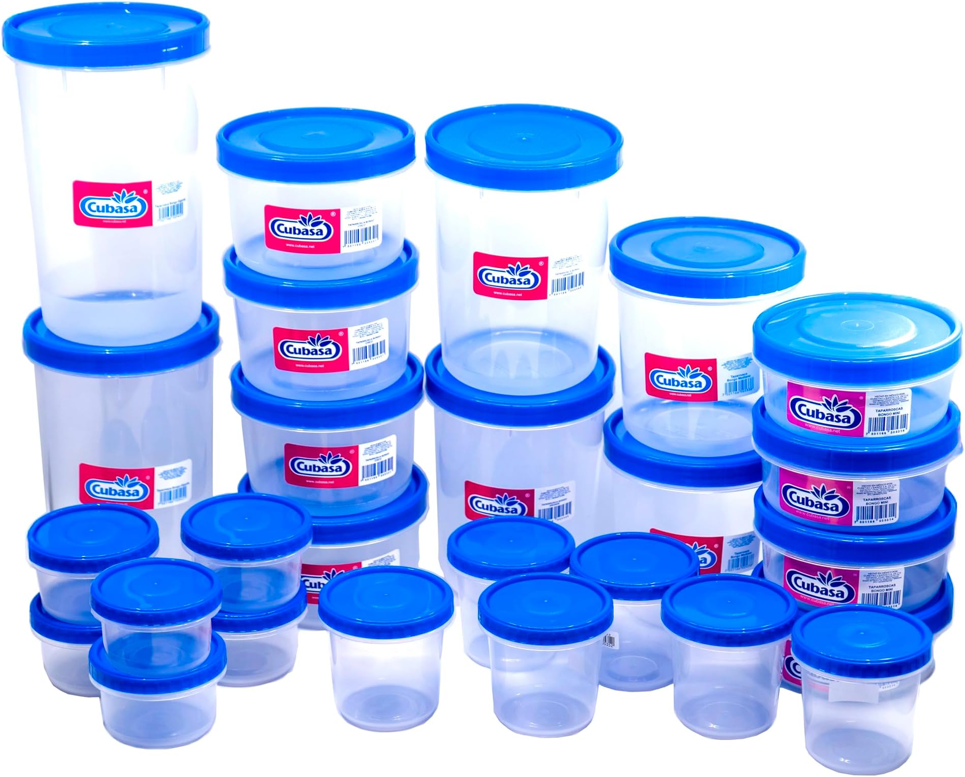 CUBASA | Contenedores de alimentos, set de recipientes rectangulares ...