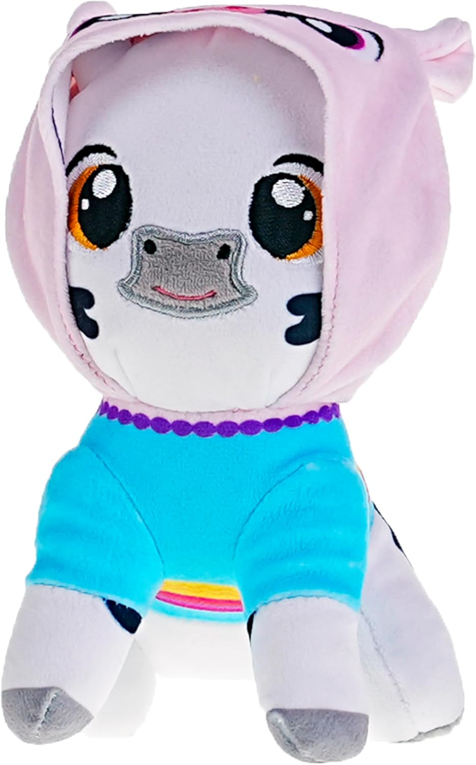 LA GRANJA DE ZENÓN Musical Cow Lola Plush Toy with Pig Doña Pancha Hood