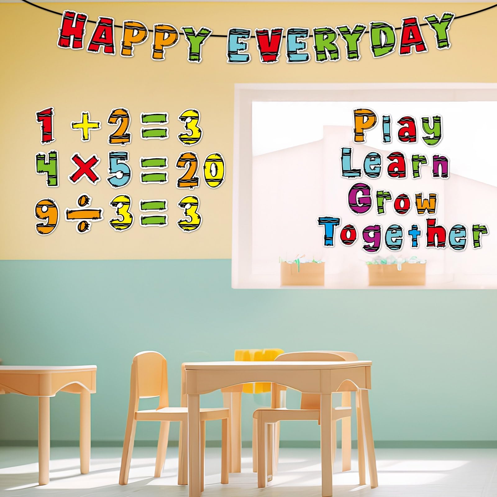 Snapklik.com : 260PCS Crayon Bulletin Board Letters For Classroom 4 ...