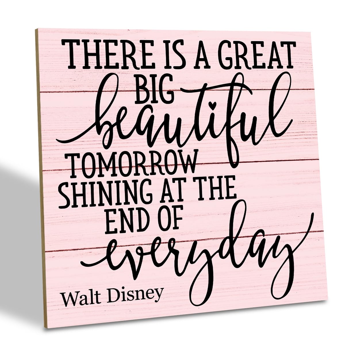 Amazon.com: Positive Quote Sign, There's A Great Big Beautiful Tomorrow ...