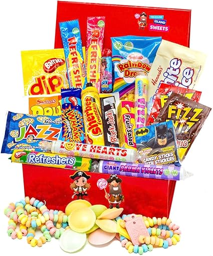 Retro Sweet Hamper - Retro Favourites Since 2003, A Red Keepsake Box ...