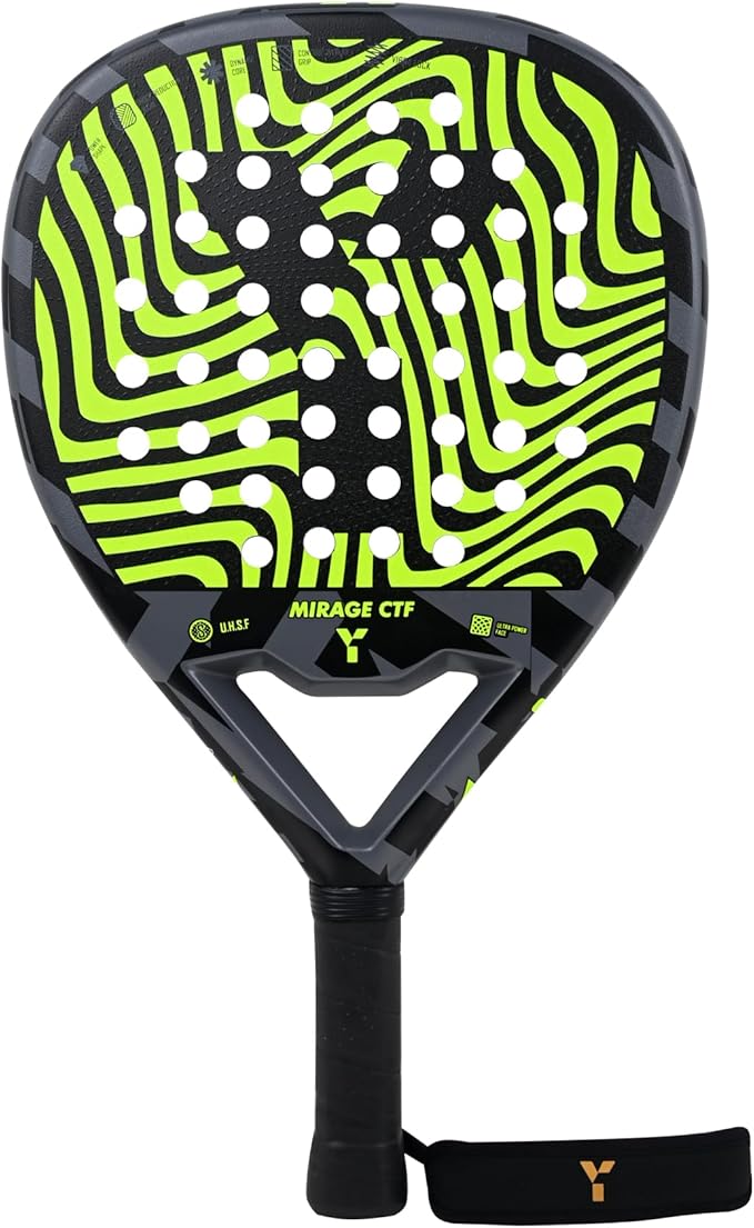 Y1 Padel, Mirage Racket, Japanese Carbon, Intermediate, Padel Racket ...