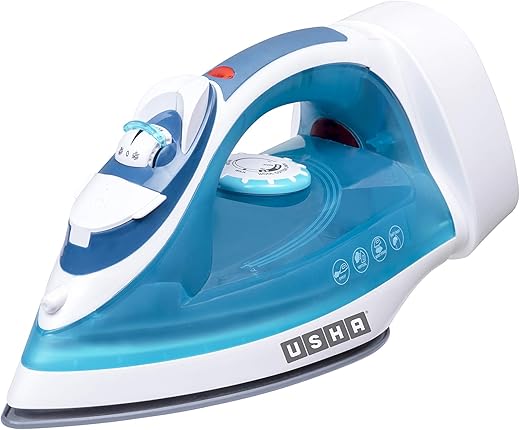 USHA Helix Pro Smart Steam Iron 2000 W with Easy-Wind Retractable Cord ...