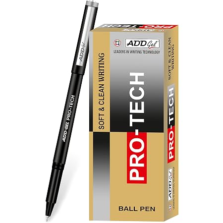ADD Gel METAL BALL PEN PACK OF 10 PENS - BLUE : Amazon.in: Office Products
