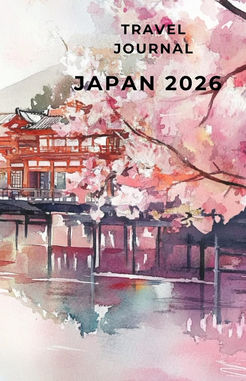 Travel Journal Japan 2026: Easy to pack and carry colored watercolor ...