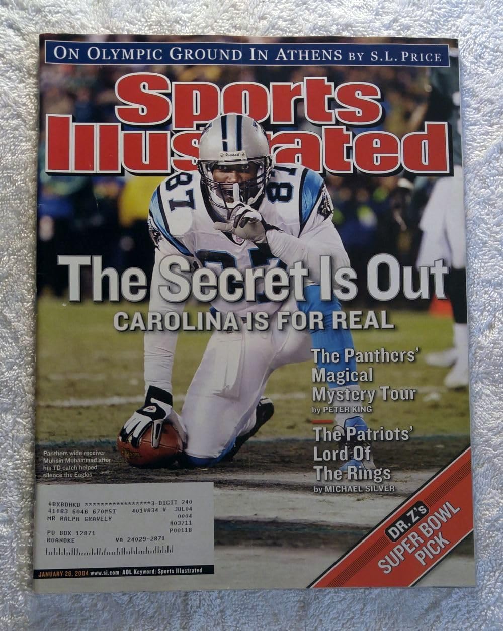 Amazon.com: Muhsin Muhammad - (Carolina Panthers) - The Secret Is Out ...