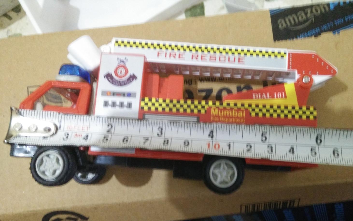 Shinsei Toys Fire Brigade in Pull Back Action with Rotating&Extendable ...