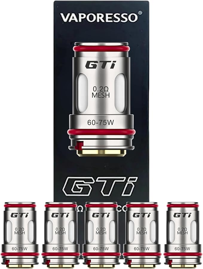 Vaporesso GTI Coils - 5 Pack - E Cigarette DTL Smooth Vaping, Mesh ...