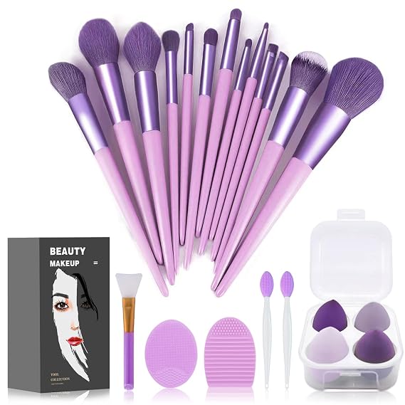 Amazon.com: Koccido Makeup Brushes 22 Pcs Makeup Kit,Foundation Brush ...