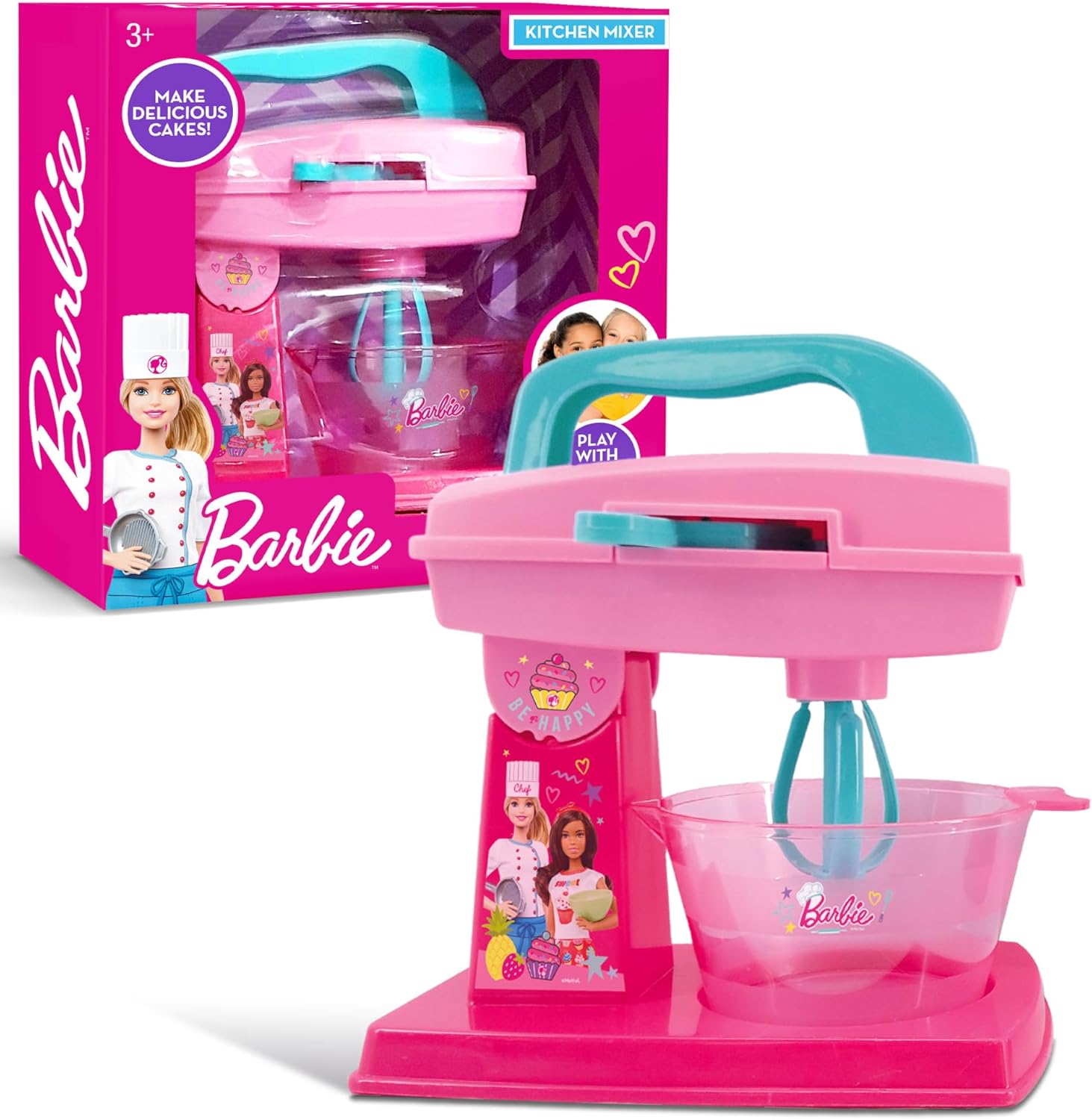 Barbie Kitchen Stand Mixer | Kitchen Roleplay Toys | Imagination Play ...
