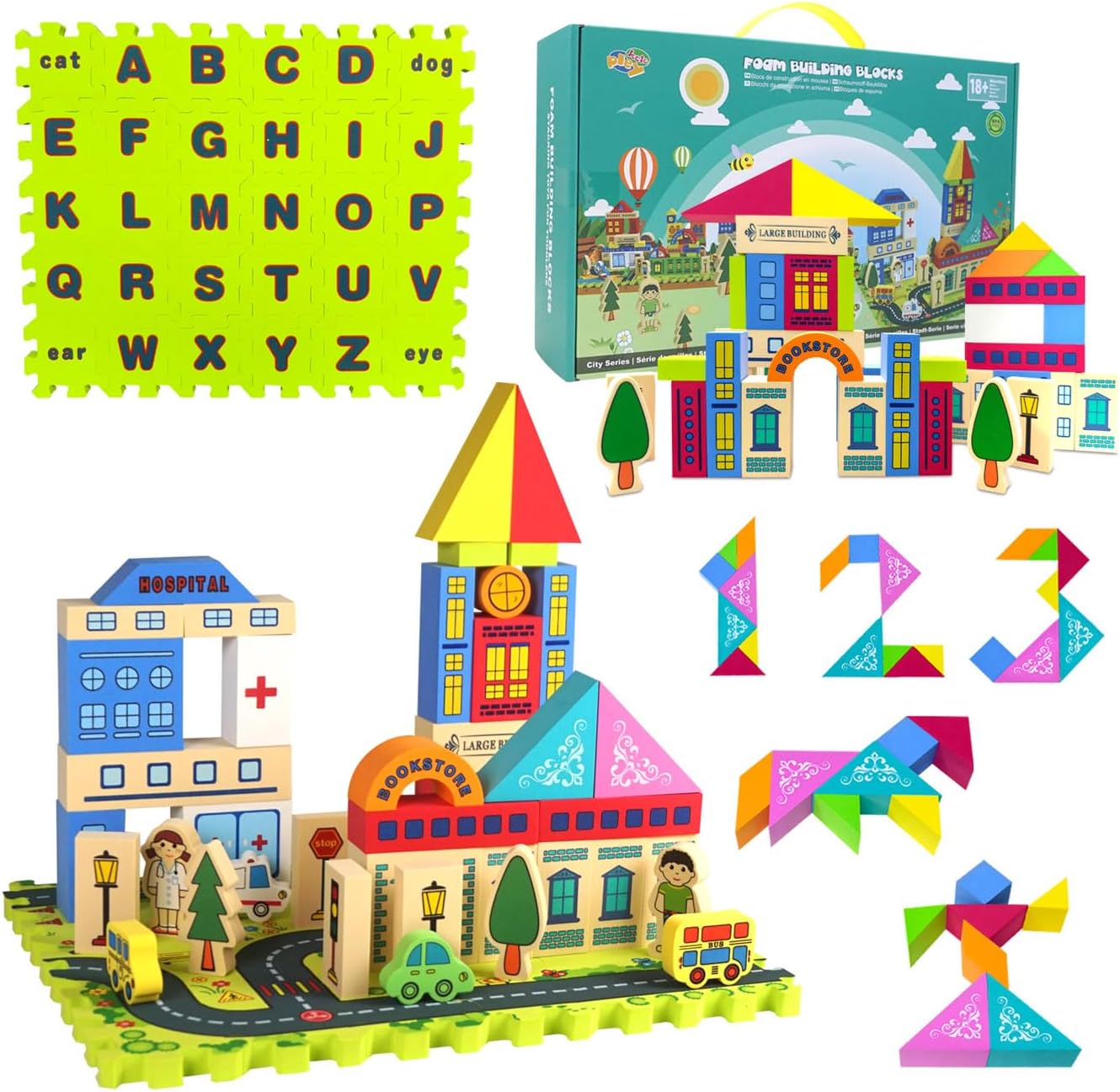 Amazon.com: Edushape Floating Blocks : Toys & Games